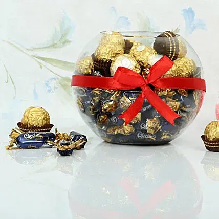 Order Choco Filled Vase, Buy and Send Choco Filled Vase Online - OgdMart