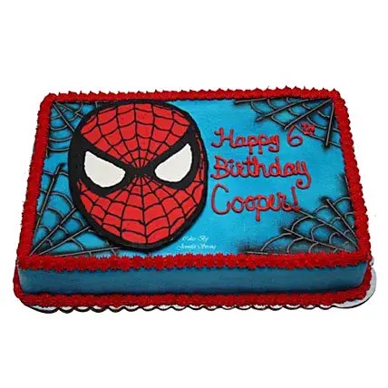 Order Spiderman Mask Vanilla Cake, Buy and Send Spiderman Mask Vanilla ...